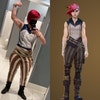 Arcane Jinx Top Cosplay Shirt league of Legends Inspired Sewing Pattern ...