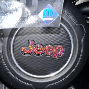 Chrome Jeep Emblem Sticker Decal, Wrangler JK, TJ, JL, Gladiator ...