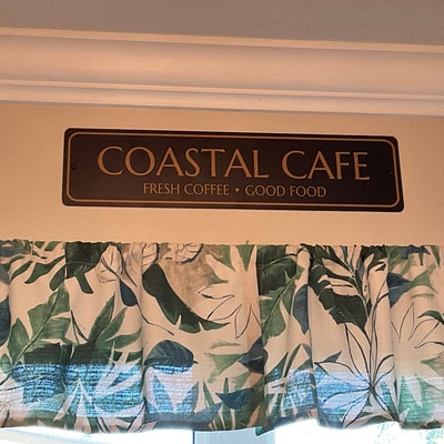 Cafe Sign, Personalized Fresh Coffee Good Food Sign, Custom Barista ...