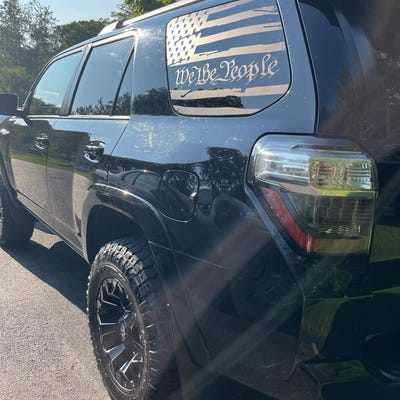 Fits 2015-2020 Chevy Tahoe Rear Side Windows Floral Flowers Decal ...