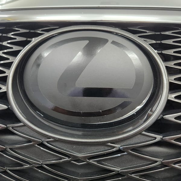Stealth Lexus Emblem Front Vinyl Overlay | Lexus IS, ES, RX - Etsy