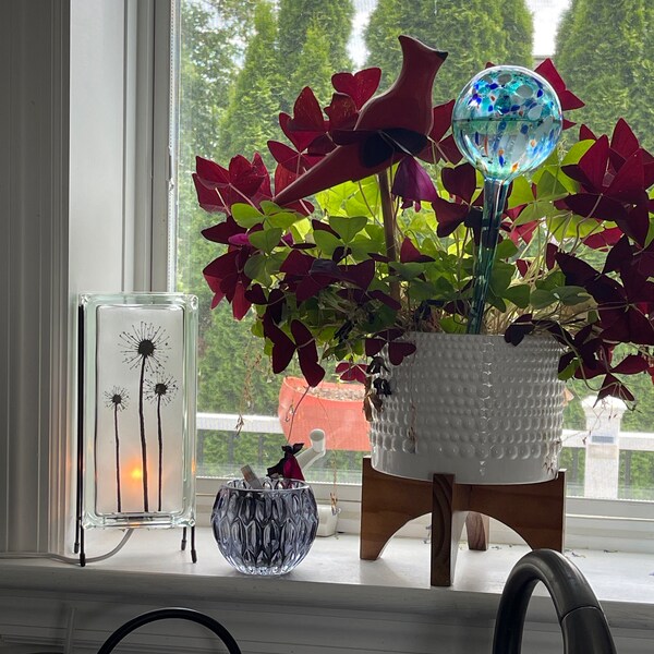 Martini Lighted Glass Block Light, Mancave Gift, Retro Martini Bar Lamp ...