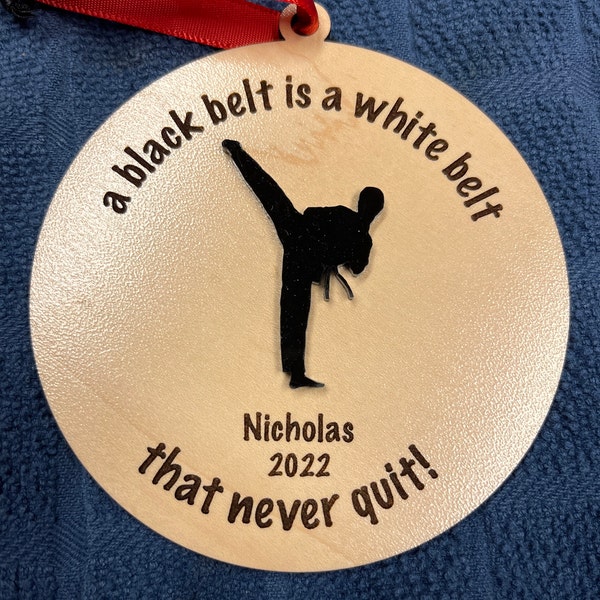 Karate Black Belt Gift Card, Personalized Martial Arts Karate Greeting ...