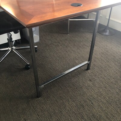 1x1 Modern Industrial H-shape Square Steel Metal Table Legs - Etsy