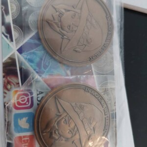 Koinosuba IOU Tokens Full Set Metal Tokens - Etsy