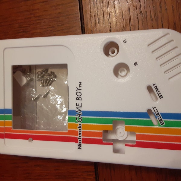 Nintendo Game Boy DMG Famisu Style Clear and White With Backlit IPS ...