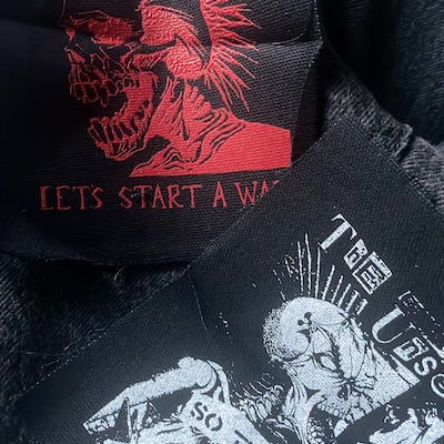 Slayer DIY Patch Punk Crust Metal Exhumed No Mercy - Etsy