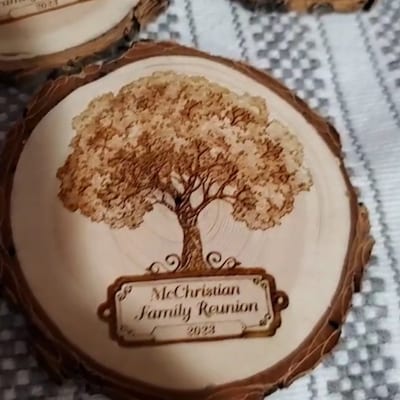 Family Reunion Mementos Personalized Engraved Family Gathering Wooden ...