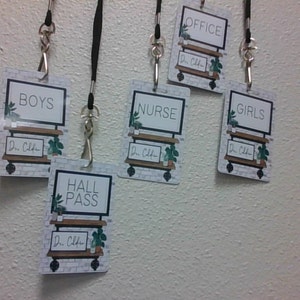 Simple Shiplap Theme Classroom Hall Passes for Teachers - Etsy