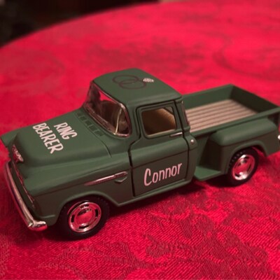 Personalized, Ring Bearer Gift, Ring Bearer Truck, Ring Security Gift ...