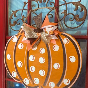 Pumpkin, Weathered, Farmhouse, Vintage, Decor, Fall Decor, Fall Door ...