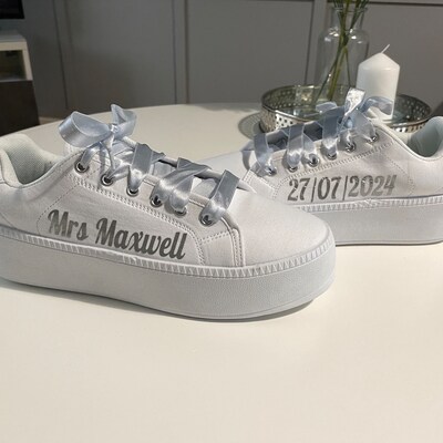 Bridal Party Trainers / Shoes / Converse Iron on Vinyl Transfers ...