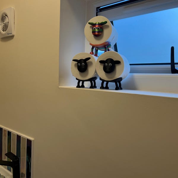Adorable 3D Printed Sheep Planter - Cute Animal Plant Pot for ...