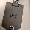 Personalized Mens Leather Keychain With Photo,metal Tag Photo Keychain ...