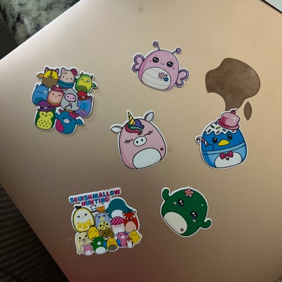 Cute Squishy Squad ONE 1 Stickers Sheet, Print & Cut PNG, JPF Plus Free ...