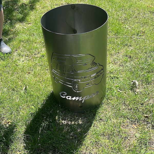 Fantastically Beautiful Fire Barrel / Fire Basket With Motif time Take ...
