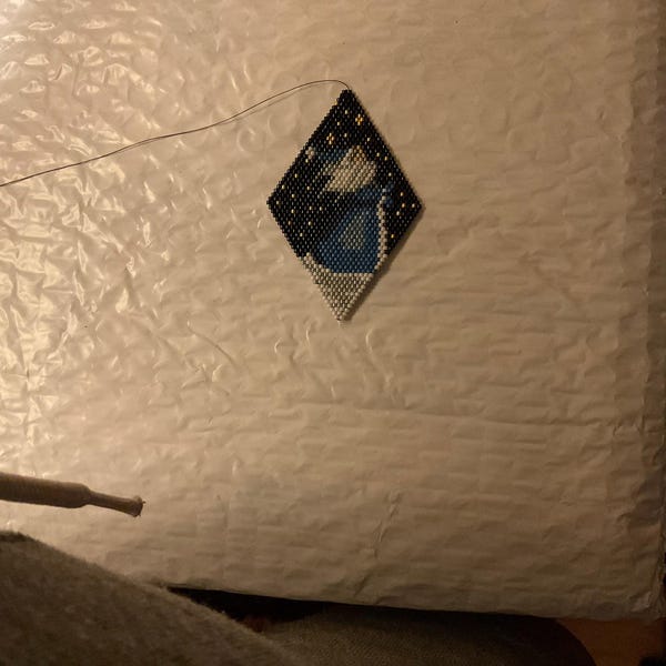 KITE SHAPE EARRING: A Beaded Shape Tutorial by Bead With Bugs - Etsy