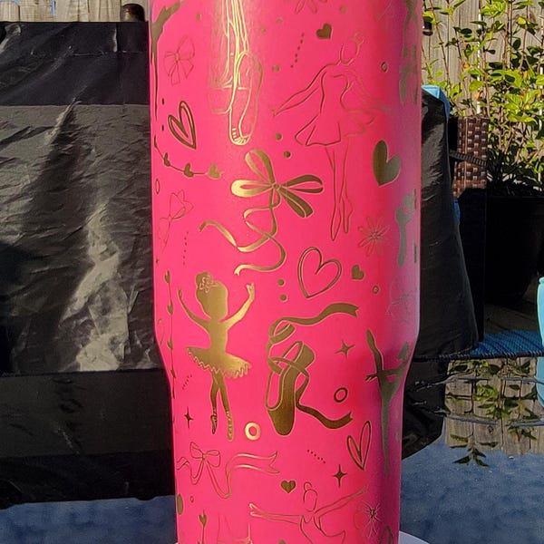 90's Throwback Laser Engraved Full Wrap Design for 40oz Tumbler ...