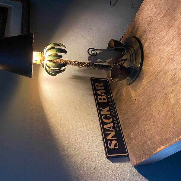 Snack Bar Wooden Engraved Sign - Treat Yourself - Kitchen Decor - Snack ...