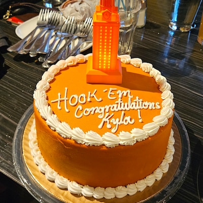 University of Texas Graduation Party Decoration, UT Cake Topper, Texas ...