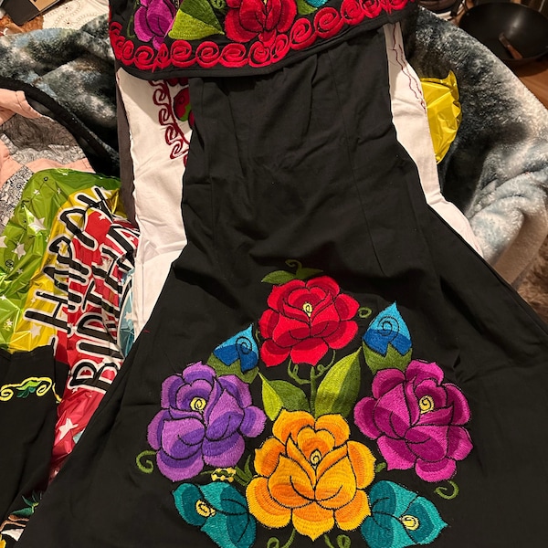 Mexican Maxi Skirt. Mexican Colorful Skirt. Long Traditional Skirt ...