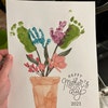 Mothers Day Flower Handprint Art Bundle, Printable Mom Craft Gift From ...