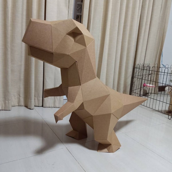 T Rex Paper Model , Rex Paper Model ,papercraft , DIY , Low Poly , Baby ...