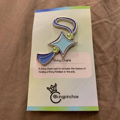Pokemon Shiny Charm Pin - Etsy