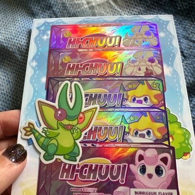 Gyarados Magikarp Holo Vinyl Sticker for Hydroflask Laptop Car Tumbler ...