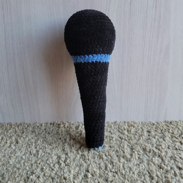 Crochet Microphone Pattern - Superstar Microphone - Musical Instrument ...