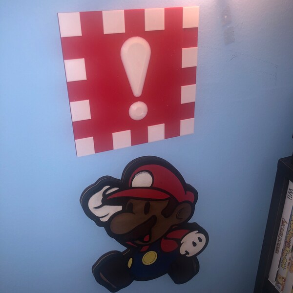 HUGE 3D Printed Exclamation Mark Box From Mario 64. Flying Cap Box ...