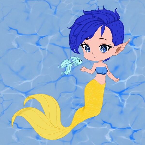 Procreate Mermaid Brushes, Mermaid PNG, Mermay, Body Figure Stamps ...