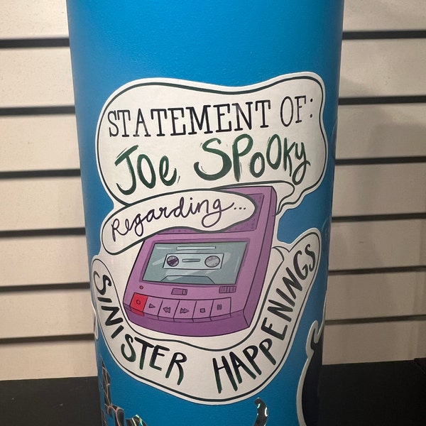Joe Spooky Vinyl Sticker | the Magnus Archives | Cute Water Weather ...