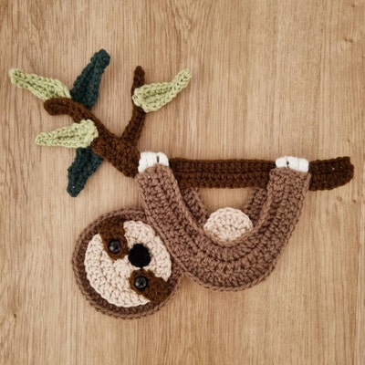 Crochet Pattern INSTANT DOWNLOAD Crochet Sloth Sloth Baby Sloth Sloth ...