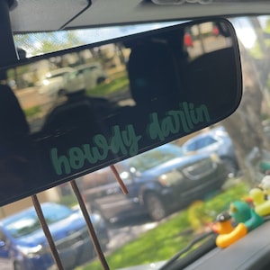 Beautiful Badass Car Mirror Decal Glam up Your Car With Girly Rearview ...