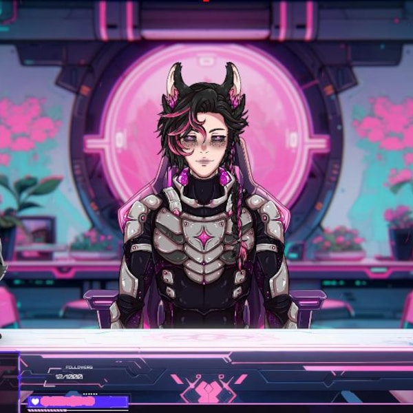 Red Gothic Pack | Animated Gothic Stream Package | Vampire Overlays Kit ...