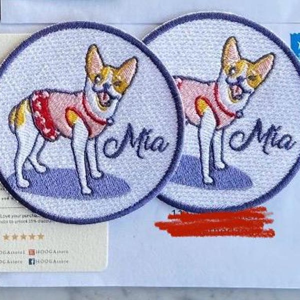 EMBROIDERED Name Tag Patches - Custom Name Tag Iron on & Velcr0 ...