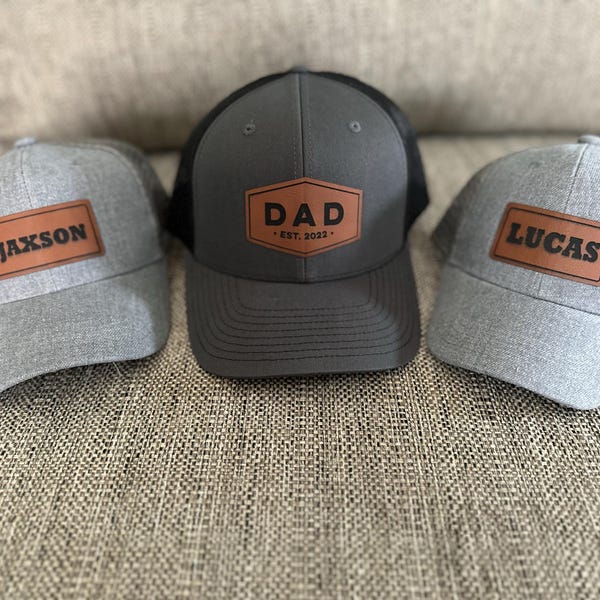 Personalized Dad Patch Hat, Dad Birthday Gift, New Dad Gift, Gift for ...