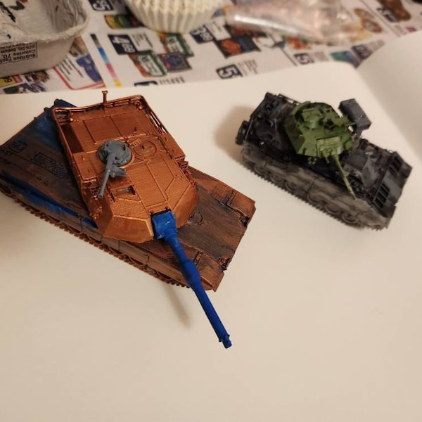 M1A1 Abrams US Army Main Battle Tank - 3D Resin Printed 28mm / 20mm ...