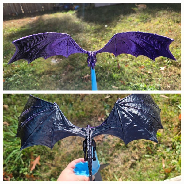 Fire Breathing Dragon Wyvern Book Nook or Wall Mount 3D Print ...