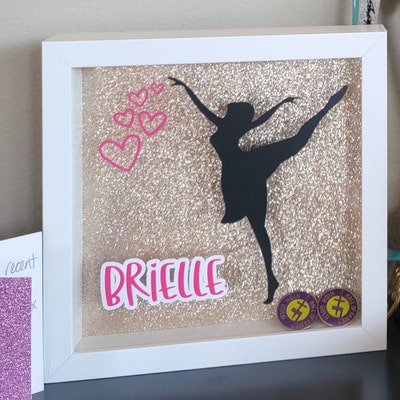 Dancer Shadow Box Pin Storage Pin Collection Tap, Ballet, Jazz ...