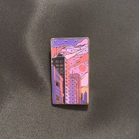 Halcyon Sunset Enamel Pin - Etsy
