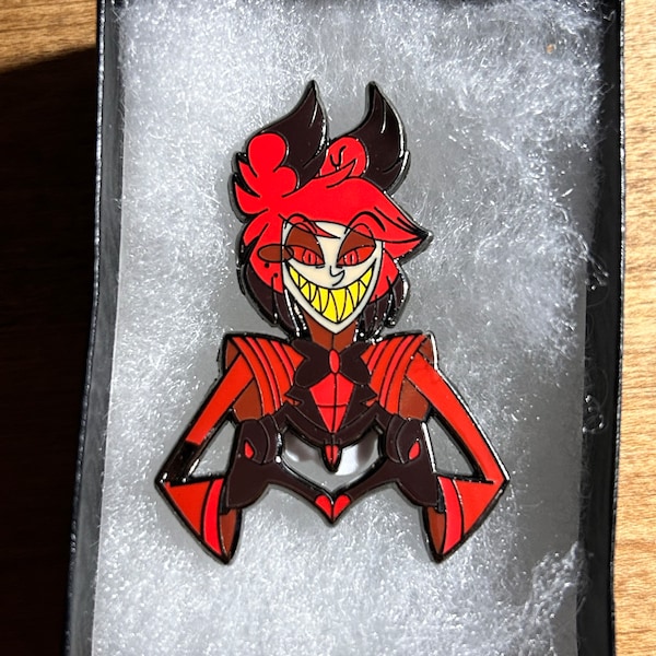 2" Enamel Pins: Alastor Heart - Etsy