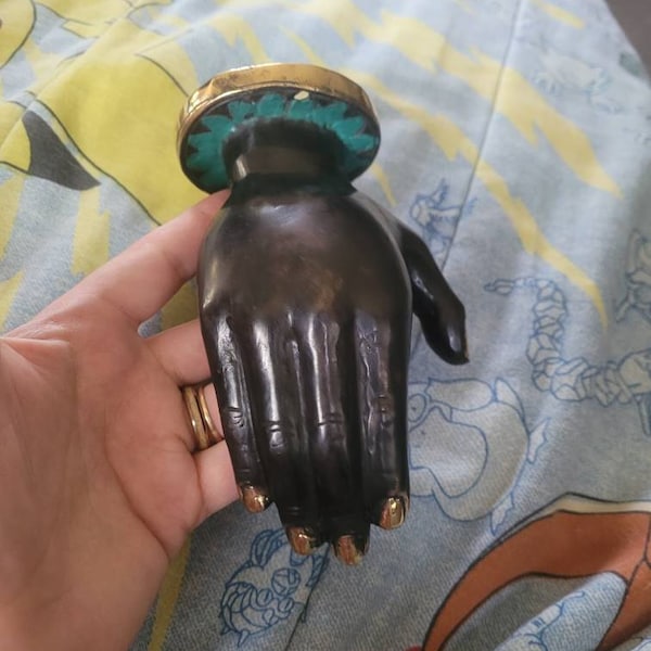 Pull Brass Door Handle Hand 3 Inch / 7 Cm, Hand Shake Door, Hand Door ...