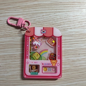 K-snack Claw Machine Shaker Keyring Korean Keychain, Charms, Kawaii ...