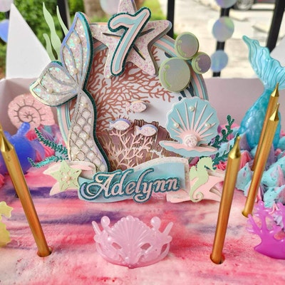 Custom Ocean Cake Topper for Birthday Party, Baby Shower Under the Sea ...