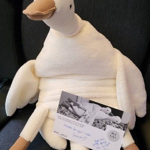 Beautiful Very Soft Plush Goose, Goose Plush, Goose Plushie, Goose ...