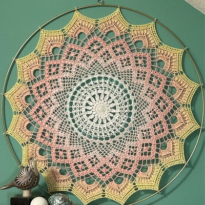 GOLDEN AUTUMN Crochet Mandala PDF Pattern charts/diagram - Etsy