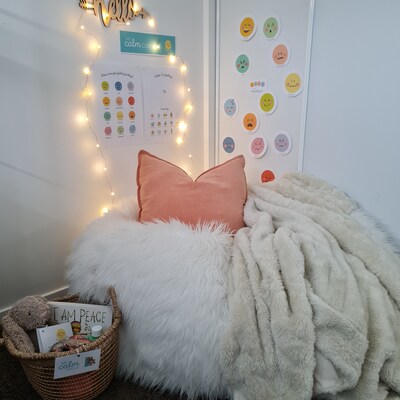 Calm Down Corner Kit for Kids, Printable Emotional Regulation for ...