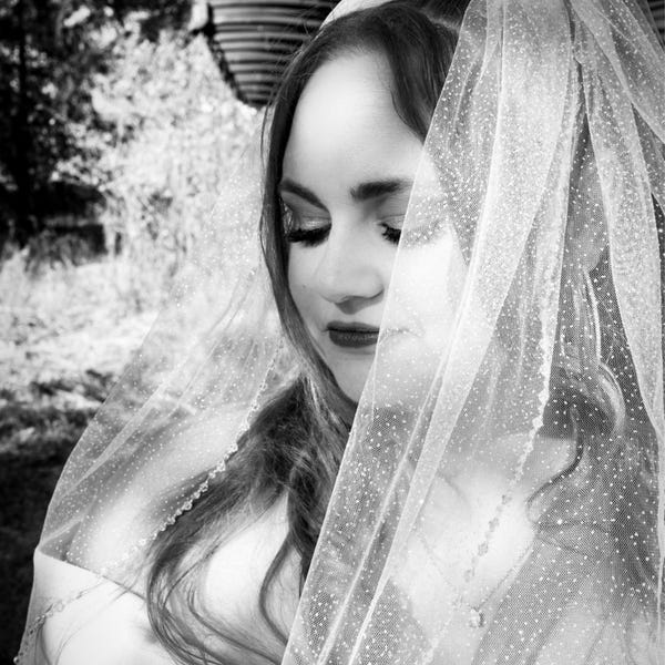 First Communion Veil With Pearls Trim Handmade Communion Veil Holy ...